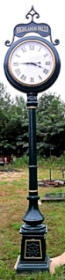 wrought iron and cast aluminum street lamps statuary fountains clocks ...