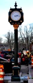 wrought iron and cast aluminum street lamps statuary fountains clocks ...